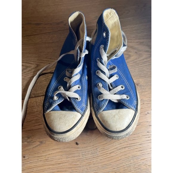 Converse | Shoes | Converse All Star Blue High Top Sneakers | Poshmark